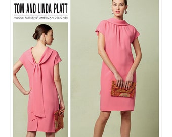 V1545 Vogue 1545 Sewing Pattern Designer Rebecca Valance Close-fitting ...