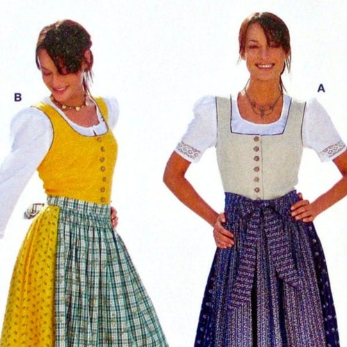 Burda 6268 Sewing Pattern Misses' German Fest Folklore - Etsy