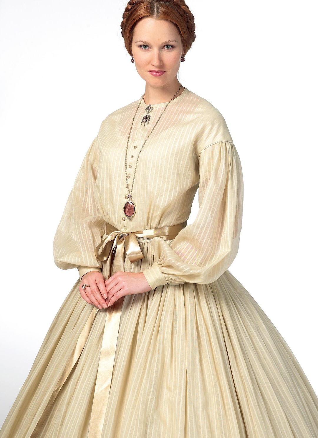 NEW Sewing Pattern Historic Civil War 1860s Gone With the Wind Melanie ...