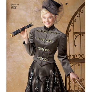 S1558 Sewing Pattern Simplicity Halloween Misses' Costumes Victorian ...