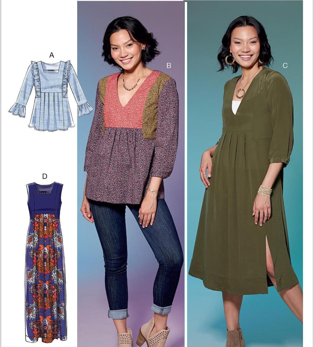 NEW Sewing Pattern Misses' Dress Top Tunic Sizes 6-14 or 14-22 - Etsy