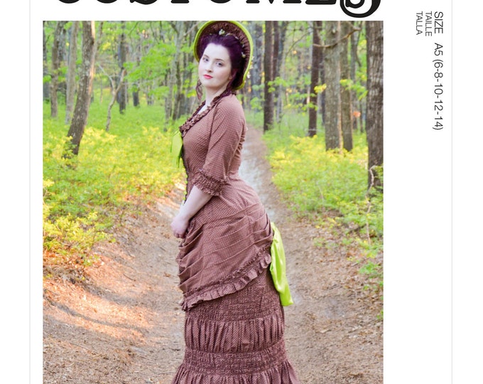 S8161 Sewing Pattern Georgian Misses' Costume Jacket Chemise Claire ...