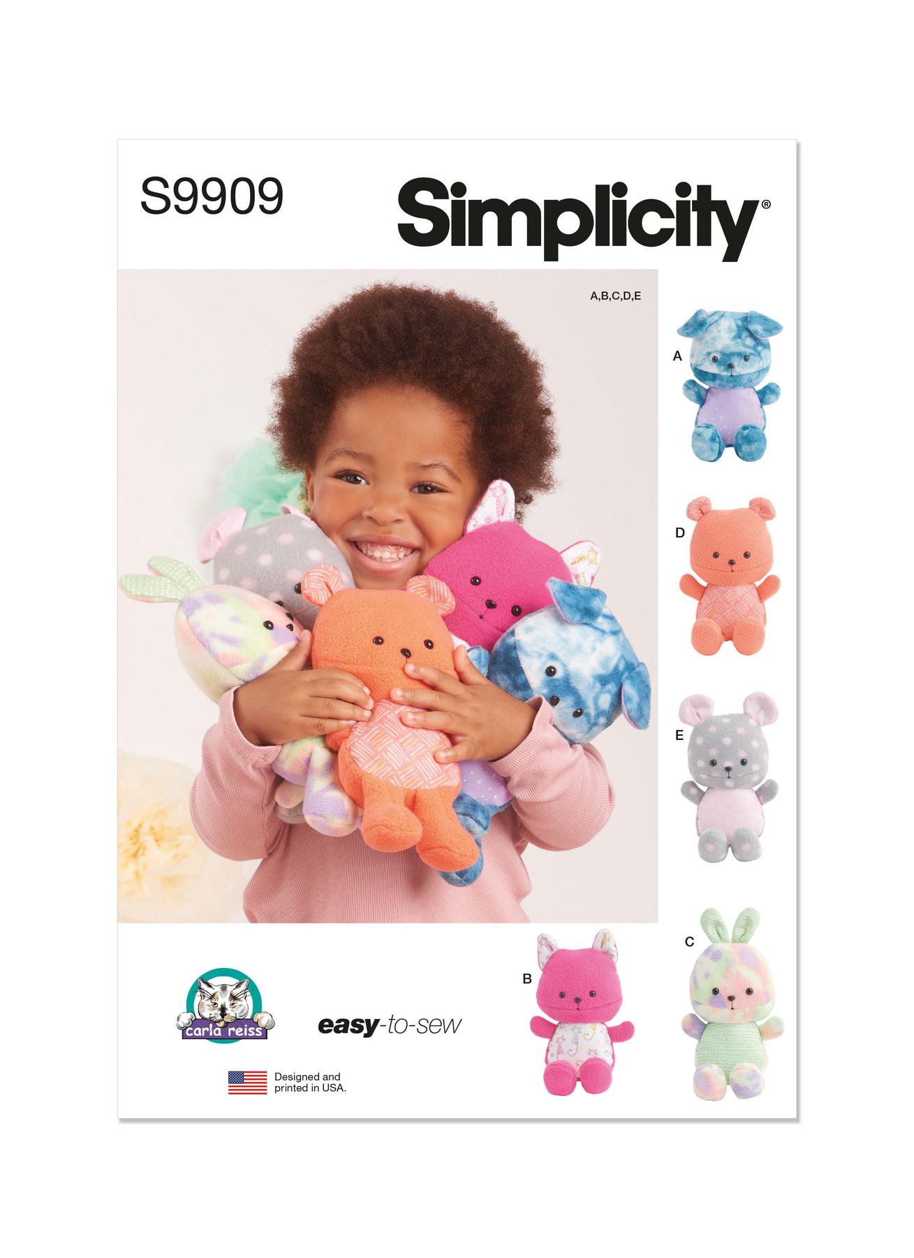 NEW Sewing Pattern Stuffed 9" Plush Animals - Etsy