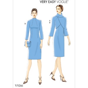 V9266 Vogue 9266 or Vogue 1736 Sewing Pattern Vintage Style of 1950's ...