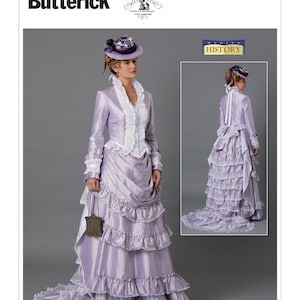B6692 Sewing Pattern Misses Historical Victorian Era Costume Jacket ...