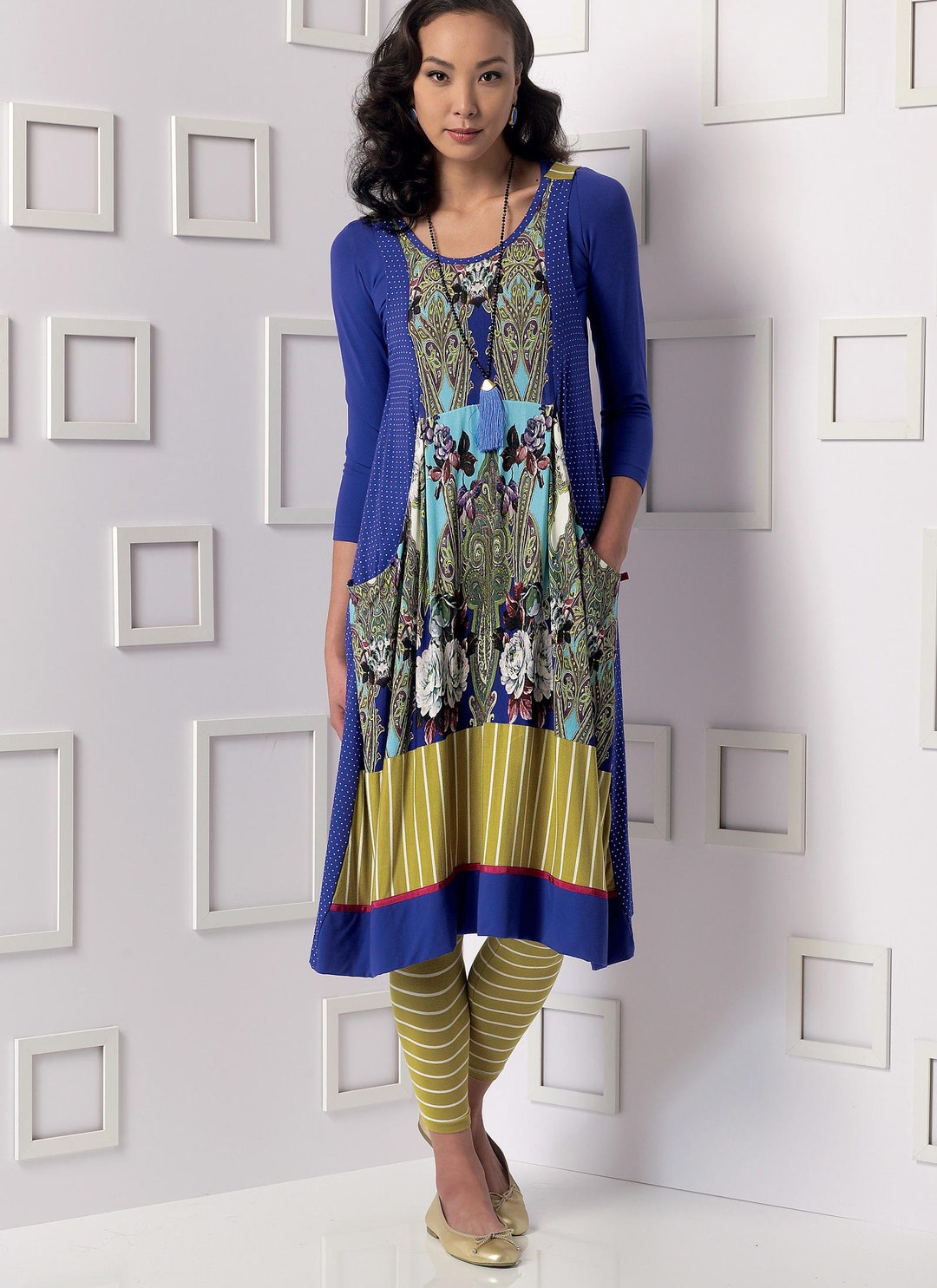 V9108 Vogue 9108 SEWING PATTERN Designer Marcy Tilton Top Dress ...