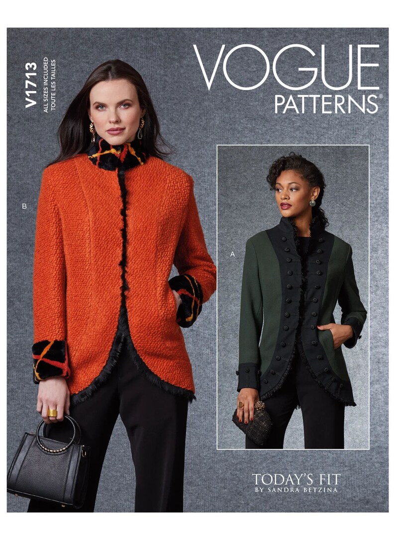Sewing Pattern Today's Fit Sandra Betzina Vogue V1234 - Etsy