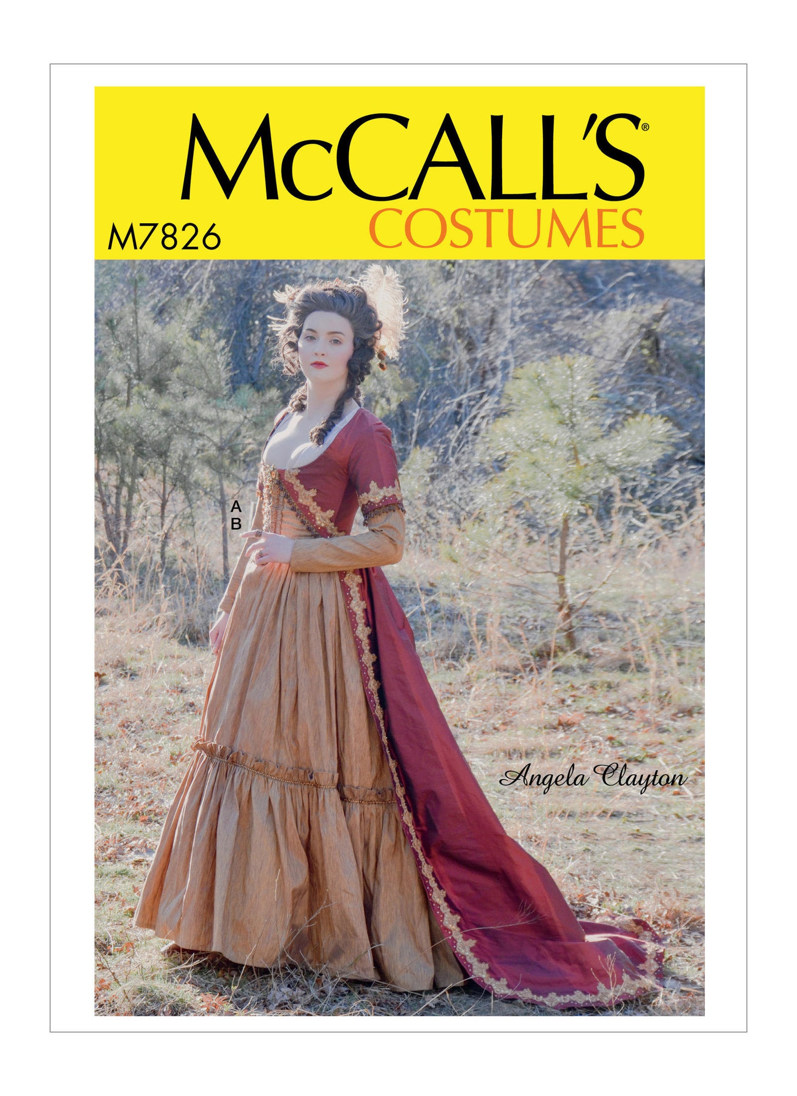 M7826 Sewing Pattern Misses' Costume Rococo Dress - Etsy