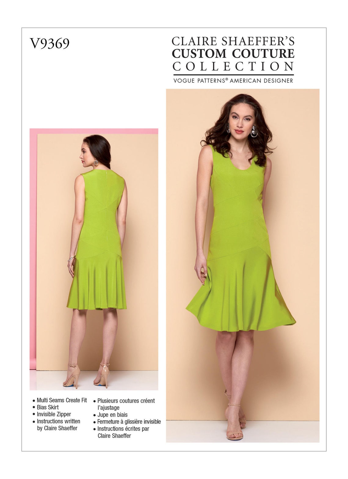 V9369 Vogue 9369 SEWING PATTERN Close-fitting Cocktail Dress - Etsy