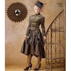 S1558 Sewing Pattern Simplicity Halloween Misses' Costumes Victorian ...