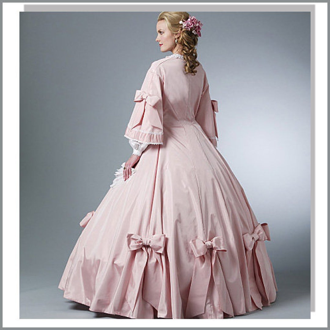 B5543 Sewing Pattern Historic Civil War 1860s Gone With the Wind ...