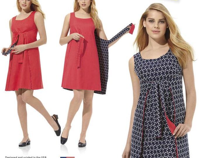 NEW S1356 Sewing Pattern Vintage 1960s Jiffy Easy Reversible Wrap Dress ...