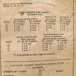 AA4652 Anne Adams 4652 Vintage 1950's Sewing Pattern - Etsy