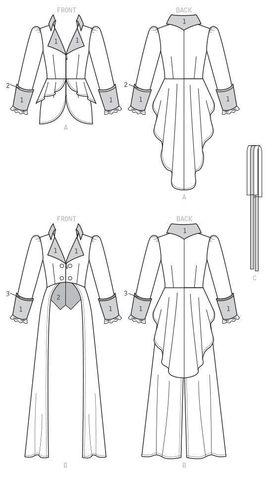 NEW Sewing Pattern Misses' Vampire Lady Fantasy Costume Sizes 6-14 or ...