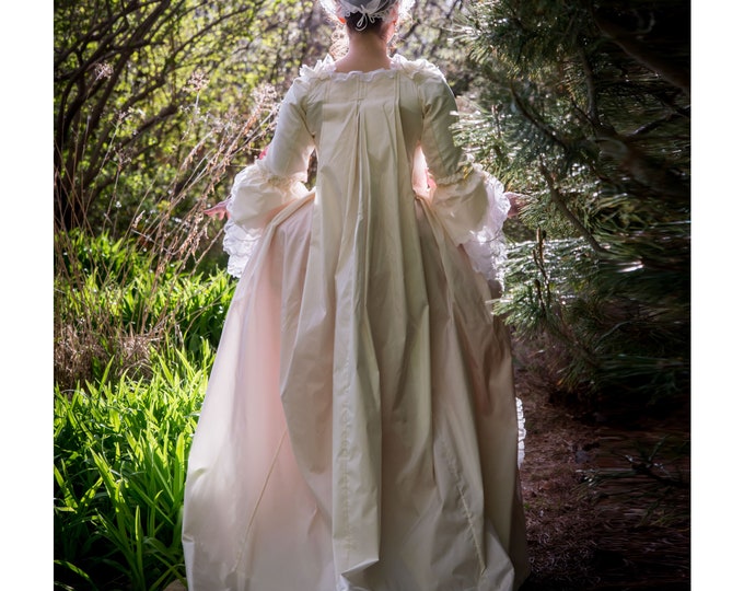 S8411 Sewing Pattern Georgian Misses' Costume Court Red Gown Claire ...