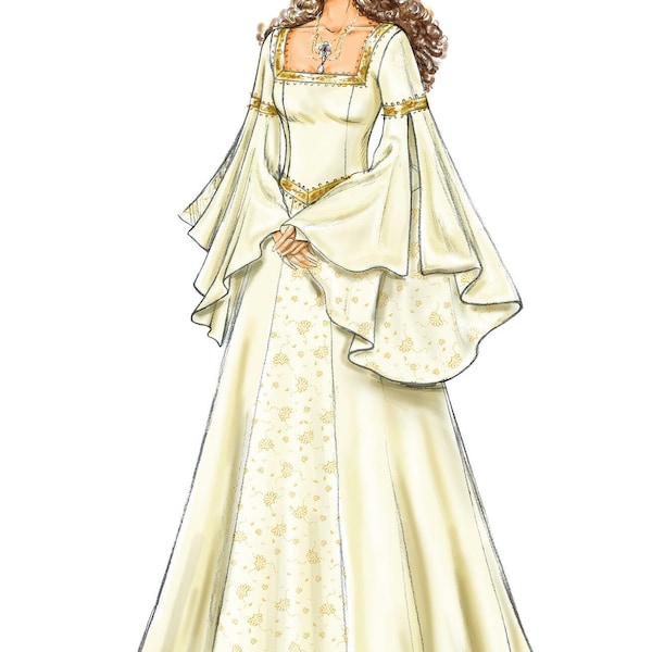 Renaissance Dress Pattern - Etsy