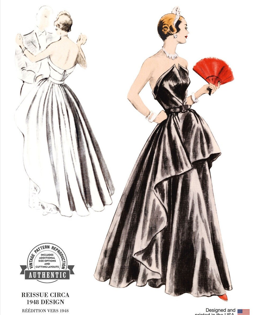 V1963 Vogue 1963 Sewing Pattern Vintage 1950's Design Misses' Special ...