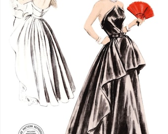 V1931 Vogue 1931 Sewing Pattern Vintage 1950's Design Misses' Special ...