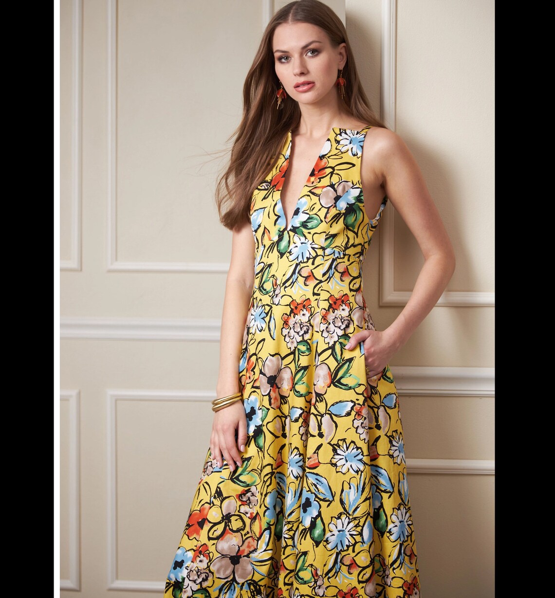 V1882 Vogue 1882 Sewing Pattern Fit Flared Dress Custom Fit for A-B-C-D ...