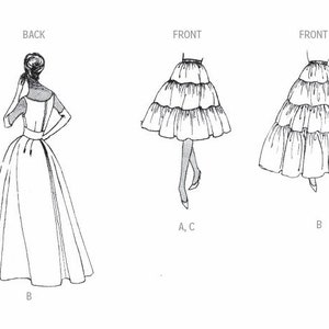 V2003 Sewing Pattern Vintage 1950s Special Occasion Misses' Dress Sizes ...