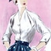 V1863 Vogue 1863 Sewing Pattern Vintage 1950's Design 1949 Double ...