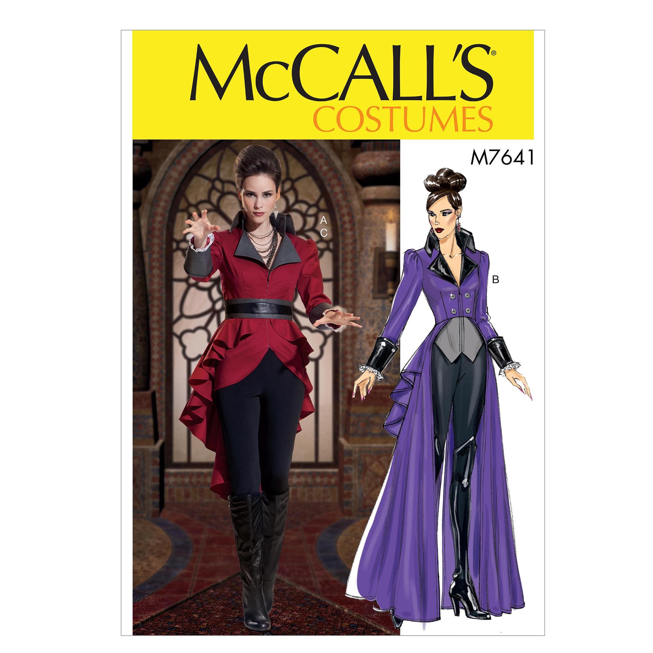 NEW Sewing Pattern Misses' Vampire Lady Fantasy Costume Sizes 6-14 or ...
