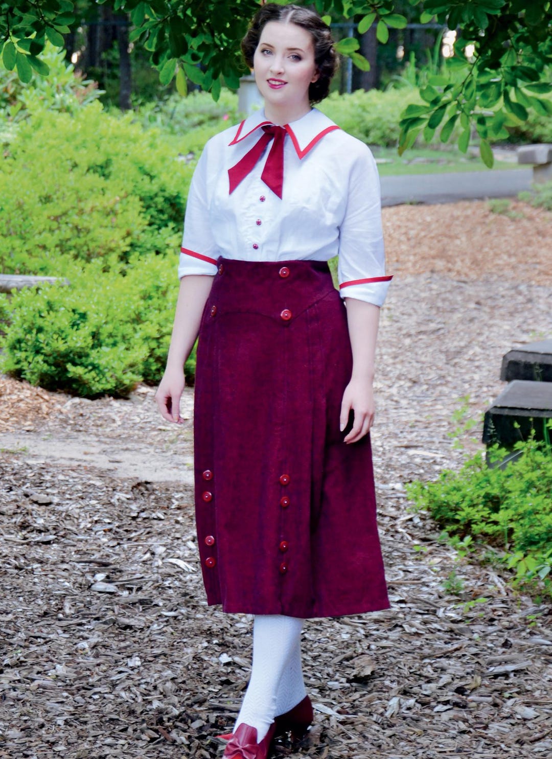 NEW M8071 Sewing Pattern Misses' Historic Costume Victorian Skirt Sizes ...
