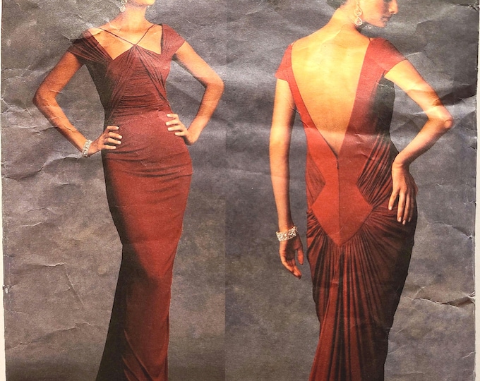 OOP Vogue 1078 Sewing Pattern Guy Laroche Fitted Formal Special ...