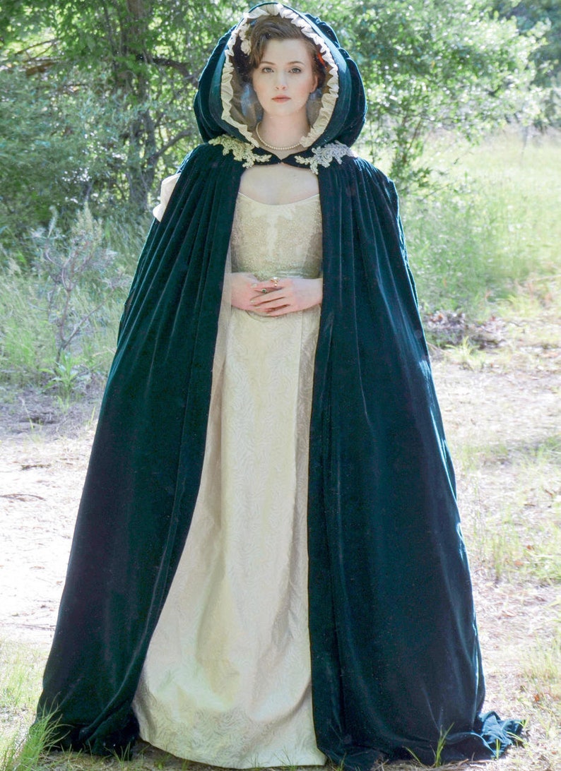 M7886 Sewing Pattern Georgian Historic Misses' Costume Cape Sizes XSM ...