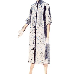 B6957 Sewing Pattern Retro 1950s Vintage Misses' Coats Sizes 6-14 or 16 ...