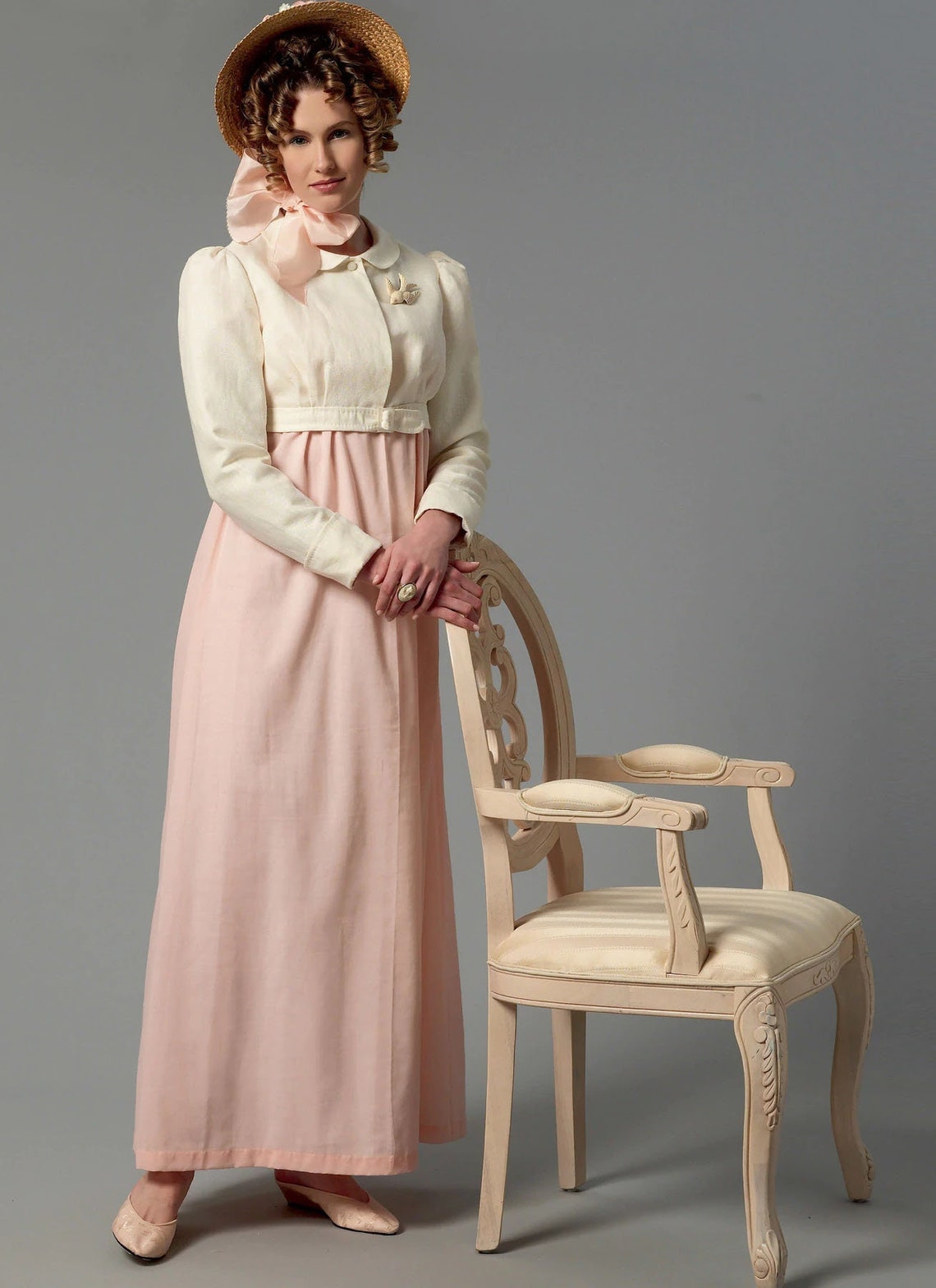 M8132 Sewing Pattern Misses Historical 1812 Second Empire Era Costume ...