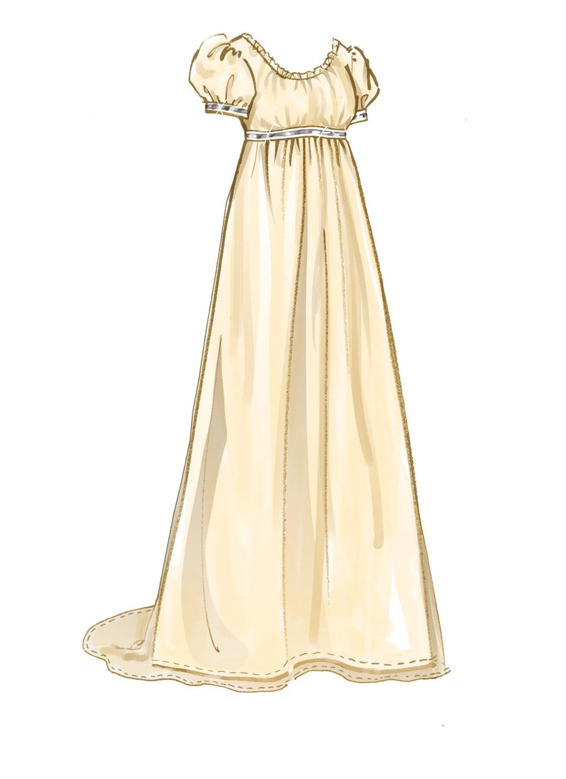 M8132 Sewing Pattern Misses Historical 1812 Second Empire Era - Etsy