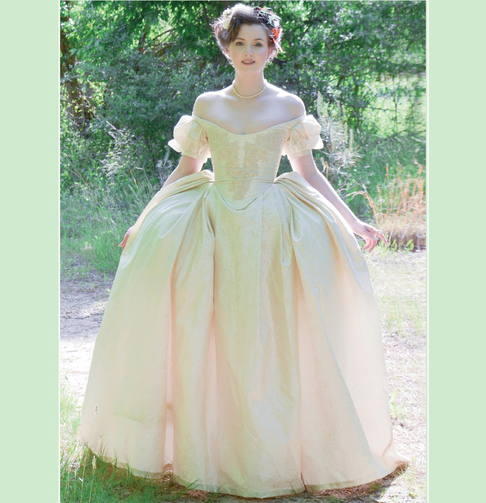 M7885 Sewing Pattern Georgian Historic Misses' Costume Dress Sizes 6-14 ...