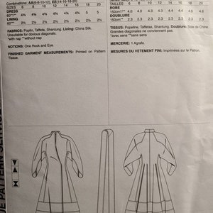 V1239 Vogue 1239 Sewing Pattern Designer's Ralph Rucci CHADO Special ...