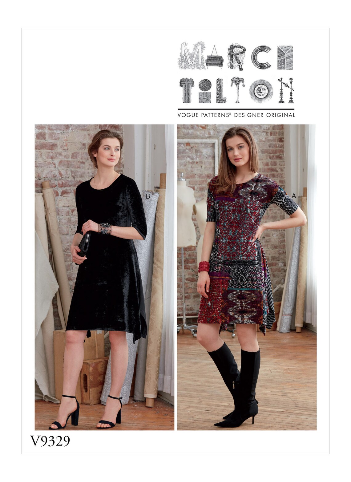V9329 Vogue 9329 Sewing Pattern EASY Designer Marcy Tilton - Etsy