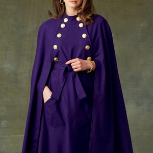 V9288 Vogue 9288 Sewing Pattern Misses' VERY EASY Unlined Cape in 3 Lengths Sizes 4-14 or 16-26 ...