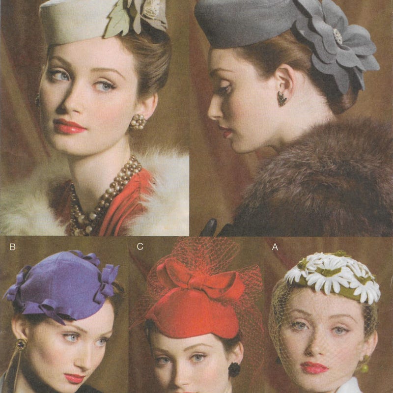Vogue Hat Pattern - Etsy