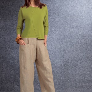 V1731 Vogue 1731 Sewing Pattern Marcy Tilton Design Pull-up Pants Side ...