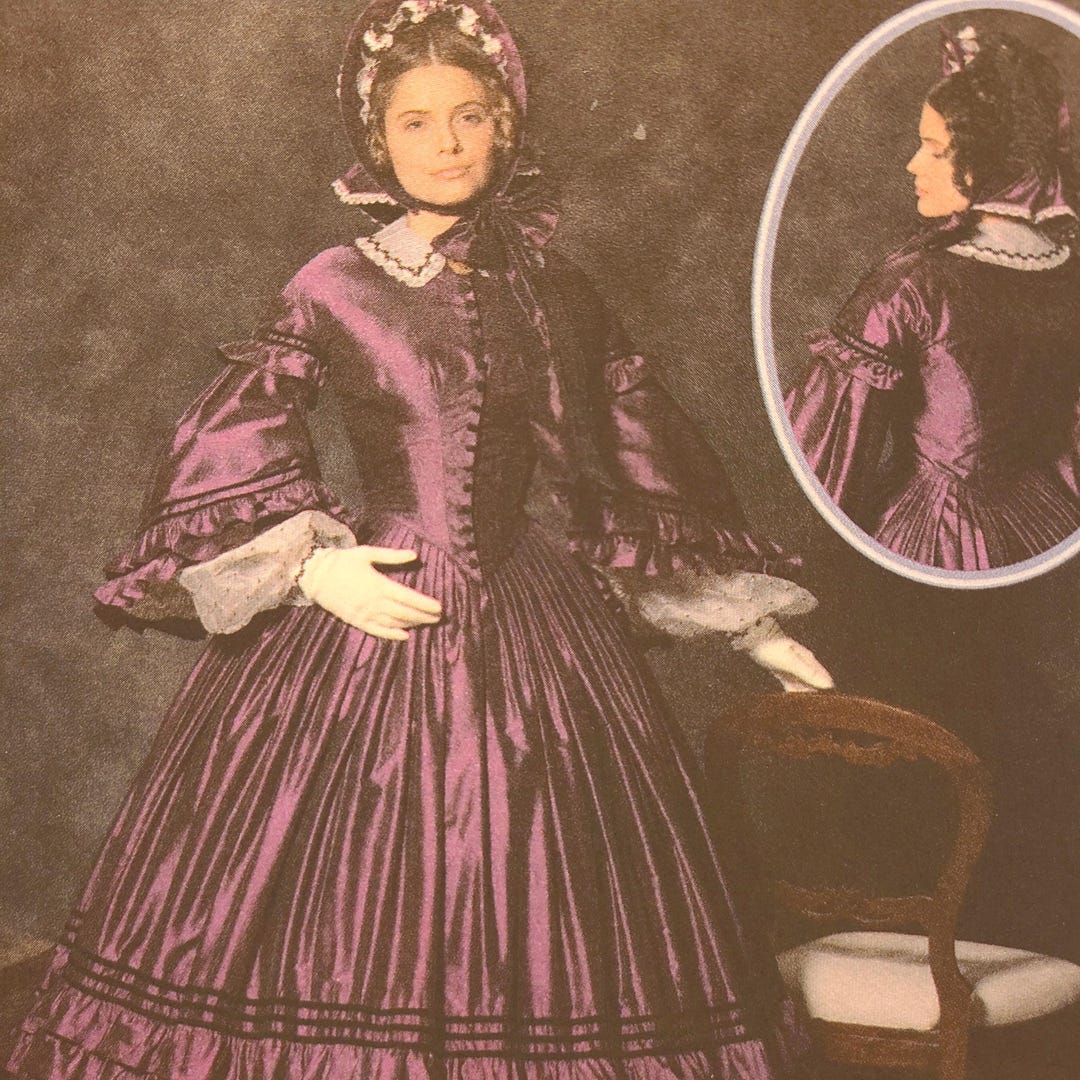 S4510 Sewing Pattern Historic Costume Civil War 1860s Gone With the ...