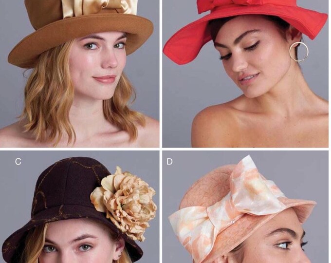 NEW Sewing Pattern Misses' Hats OOP Mccall's Headwear Sizes S-L - Etsy