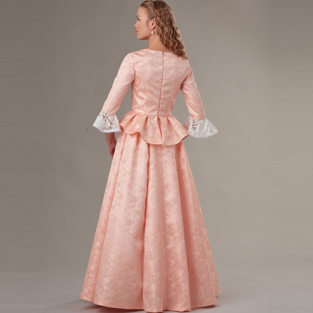 S9251 Sewing Pattern Misses Historical Colonial Early American Costume ...