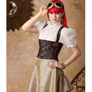 S1558 Sewing Pattern Simplicity Halloween Misses' Costumes Victorian ...