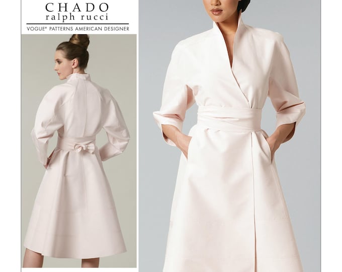 V1239 Vogue 1239 Sewing Pattern Designer's Ralph Rucci CHADO Special ...