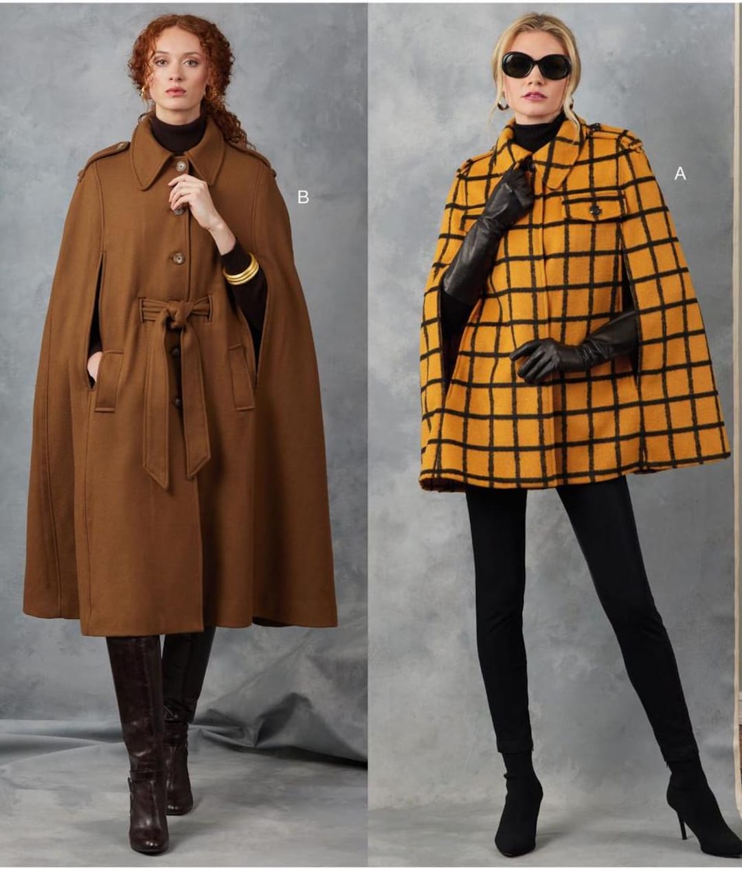 New V2064 Vogue 2064 Sewing Pattern Misses' Cape Coat Sizes XS-XXL - Etsy