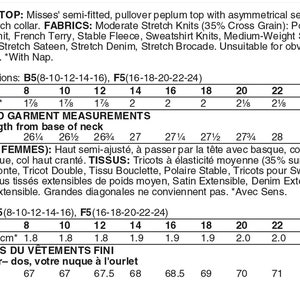 V1768 Vogue 1768 Sewing Pattern Marcy Tilton Misses Pullover - Etsy
