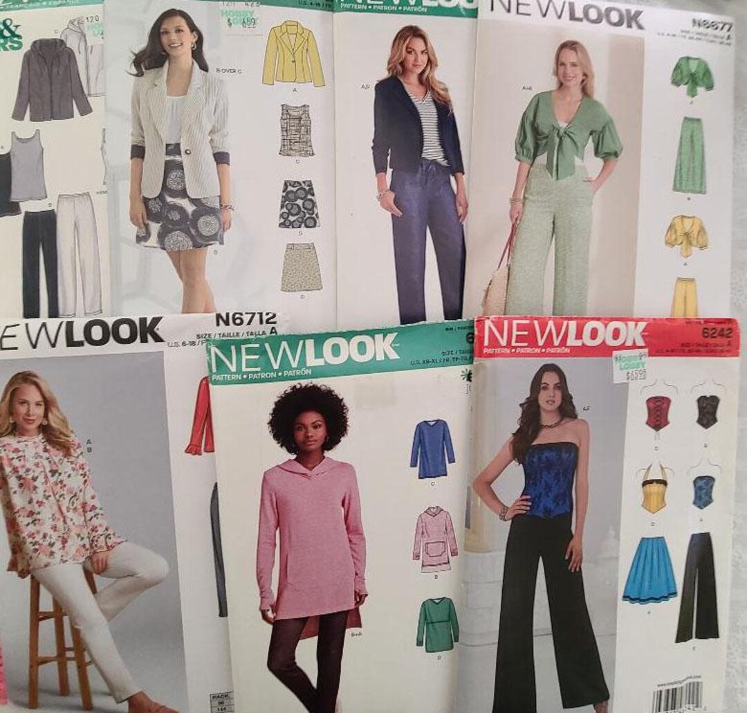 New Look Sewing Patterns for You to Choose Misses' Wardrobe Jackets ...