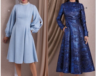 V1545 Vogue 1545 Sewing Pattern Designer Rebecca Valance Close-fitting ...