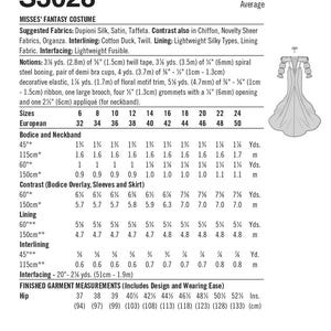 NEW S3028 or R12158 Sewing Pattern Misses' Costume Fantasy Mermaid ...
