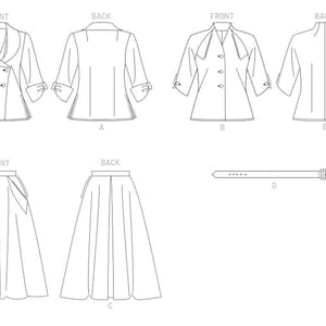 V1863 Vogue 1863 Sewing Pattern Vintage 1950's Design 1949 Double ...