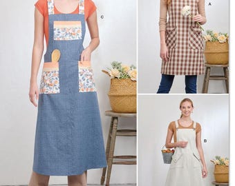 S9564 Sewing Pattern Simplicity 9564 R11472 Garden Kitchen EASY Cross ...